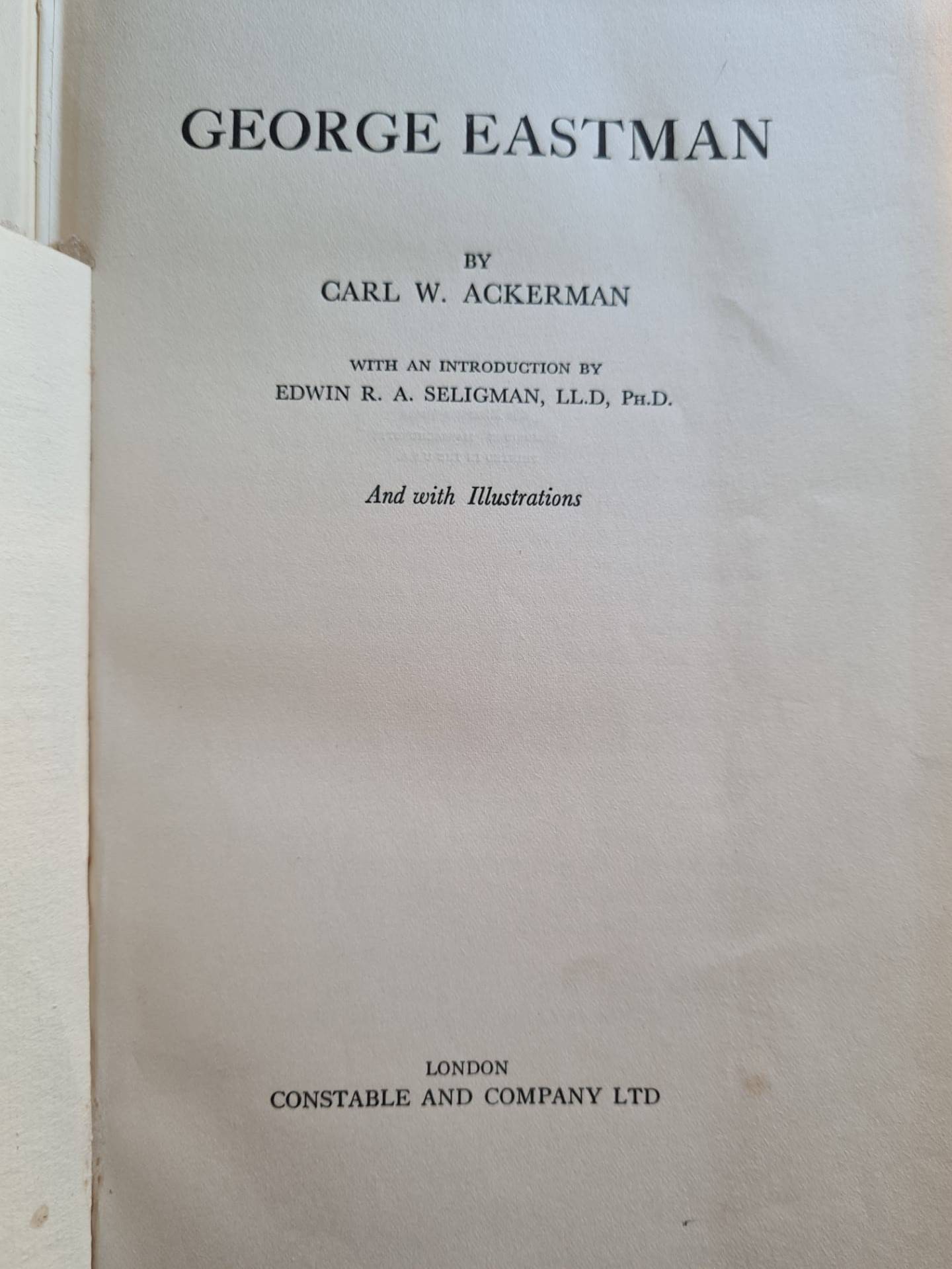 GEORGE EASTMAN | Bidding